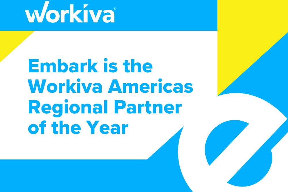 Embark Is the Workiva Americas Regional Partner of the Year